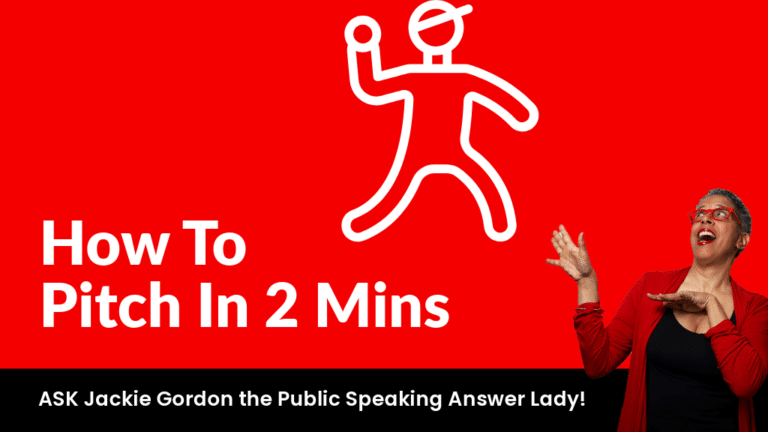» How To Write A Two Minute Pitch